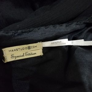Max Studio | Dresses | Max Studio Black Silk Dress | Poshmark